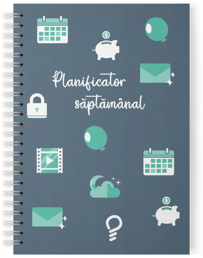 Agendă planificator săptămânal - Edeea